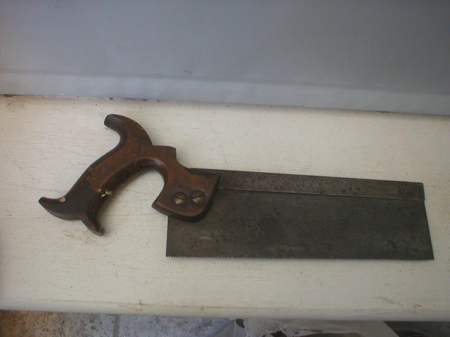 VINTAGE CTL TENON Or Dovetail Saw - Steel Blade & Brass Back £1.99 ...