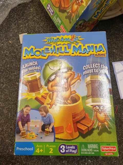 584. FISHER PRICE Preschool Whac-A-Mole Molehill Mania Game Age 4+ vgc ...