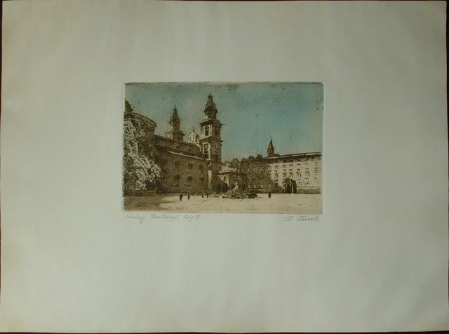 KARL TUCEK (WIEN 1889-1952 ebd.) Residenzplatz Salzburg EUR 95,00 ...