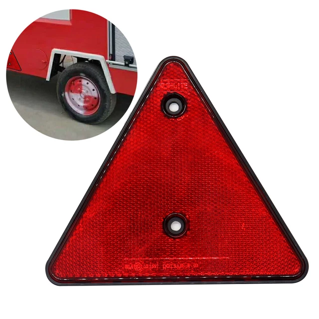 TRUCK TRIANGLE REFLECTOR Car Reflective Sign Board Safety Truck Plate ...