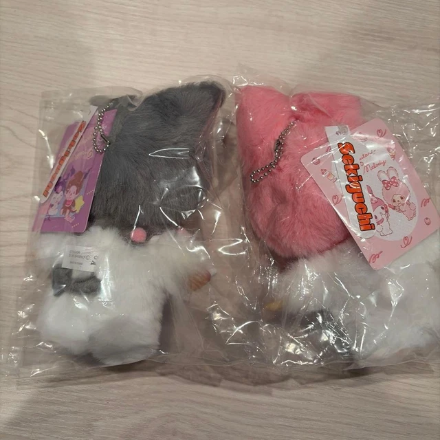 PELUCHE PORTACHIAVI MONCHHICHI My Melodydy Kuromi Sanrio EUR 180,42 ...