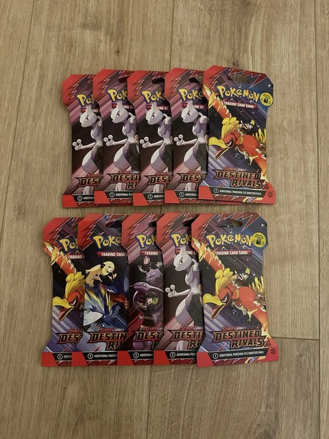 X10 POKÉMON TCG Destined Rivals Sleeved Booster Packs *SEALED* EUR 126 ...