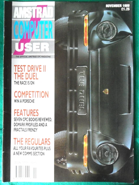 OFFICIAL AMSTRAD COMPUTER User Magazine For CPC etc NOV 1989 Vintage ...