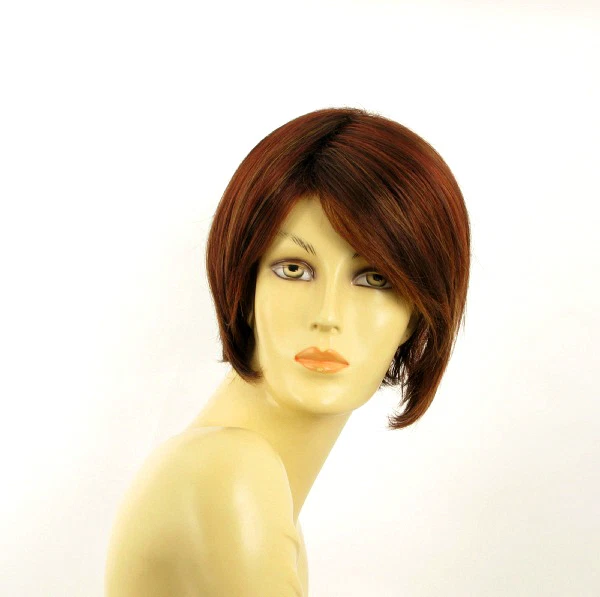 SHORT WIG FOR women brown copper wick light blond and red ref: FRANE ...