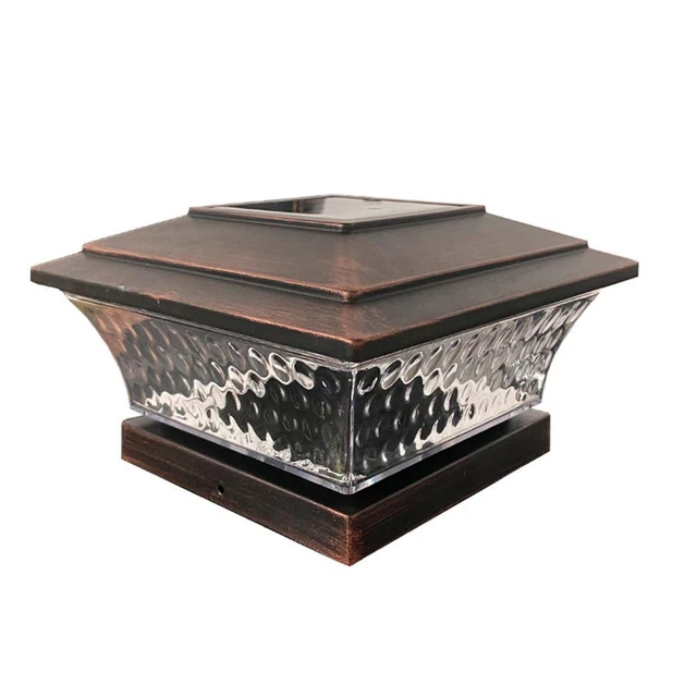 FR SOLAR POST Cap Lights 3 Working Mode Waterproof Outdoor Column Patio ...