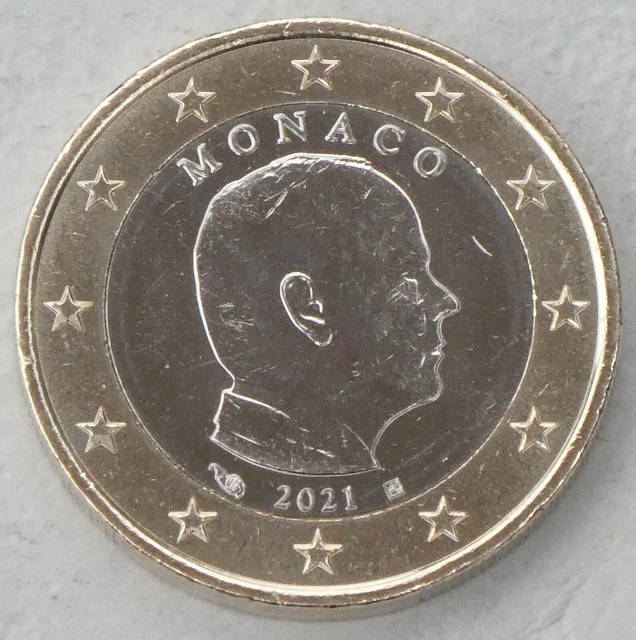 1 E.URO PIÈCE de Monnaie Monaco 2021 Albert II splendide EUR 5,33 ...