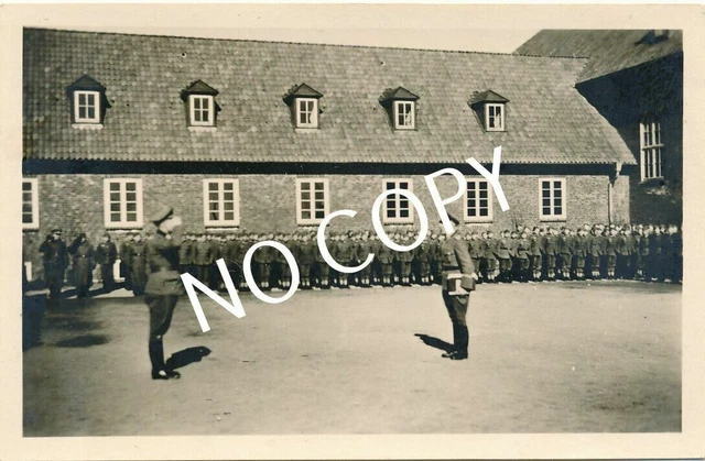 FOTO WK 2 Musterung Soldaten Rekruten Appell Kaserne A1.16 EUR 29,90 ...