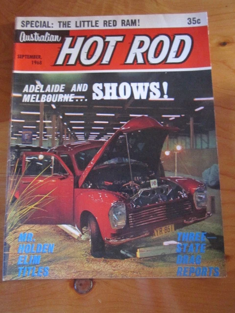 MAGAZINE AUSTRALIAN HOT Rod September 1968 Great *** Must See ** EUR 3 ...