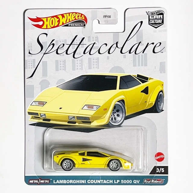 HOT WHEELS PREMIUM Spettacolare Lamborghini Countach LP 5000 QV Car ...