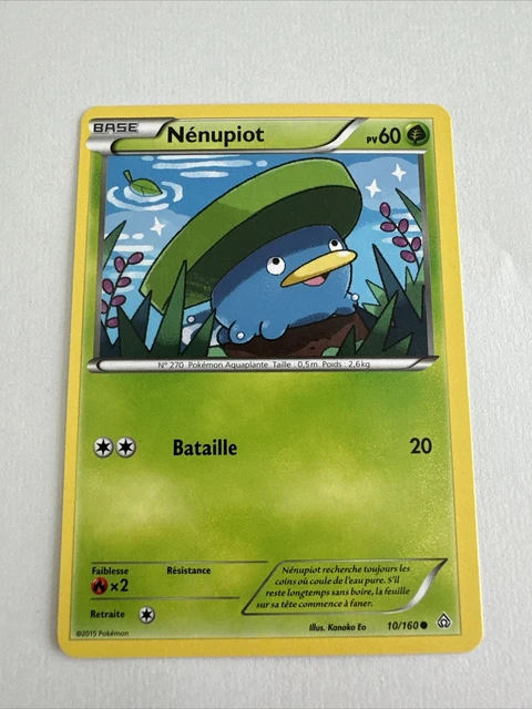 CARTE POKÉMON 10/160 Nénupiot Série XY05 - Primo Choc NEUF FR EUR 1,00 - PicClick FR