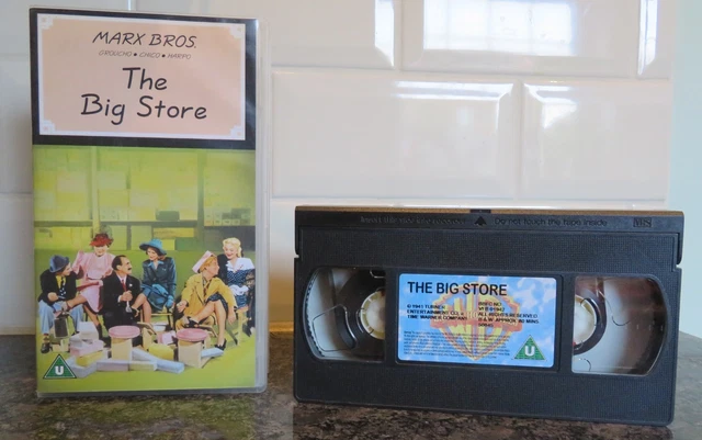 THE BIG STORE 1941 VHS Video Marx Brothers Comedy Film £5.45 - PicClick UK