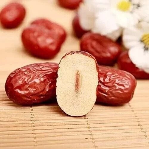 DRIED RED DATES Jujube Fruit Premium Quality Soft & Chewy Resealable ...