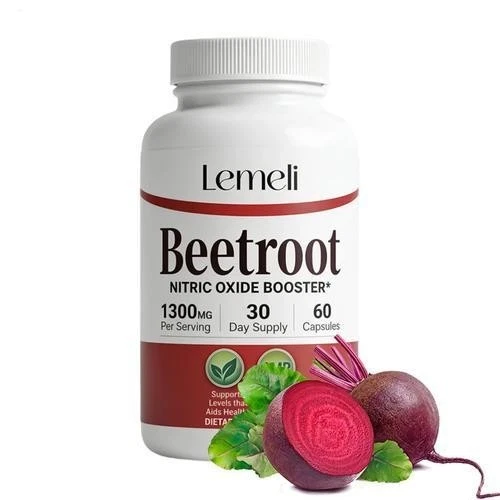 LEMELI BEETROOT CAPSULES, Lemeli Beetroot Extract 1300mg, Pure, Non-GMO ...