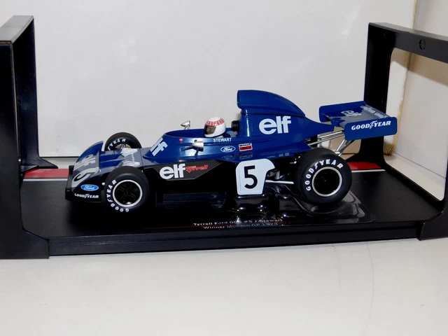TYRRELL FORD 006 1973 #5 Monaco Jackie Stewart ELF MCG 18600F 1:18 EUR ...