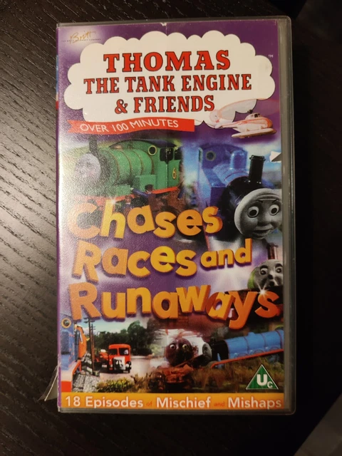 THOMAS THE TANK Engine & And Friends - VHS Video - Chases, Races And ...