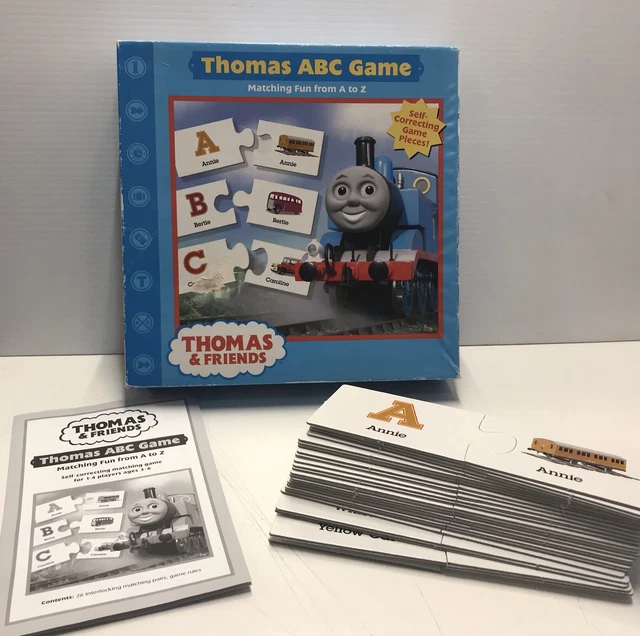 THOMAS THE TANK Engine & Friends ABC Matching Cards Game $16.99 - PicClick