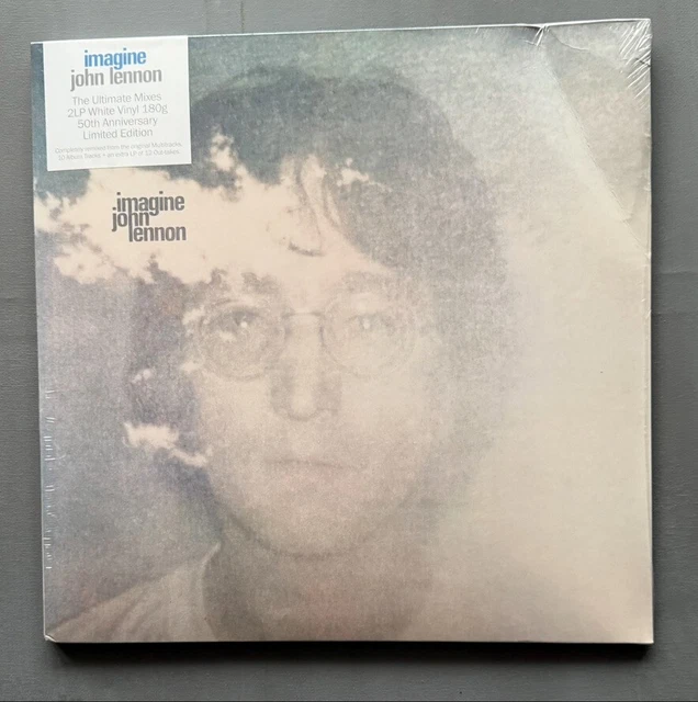 JOHN LENNON - Imagine 50th Anniversary Edition 2x White Vinyl (Creased ...