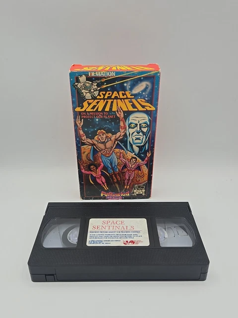 SPACE SENTINELS DOUBLE Feature Filmation 1989 UAV VHS Video 42 mins ...