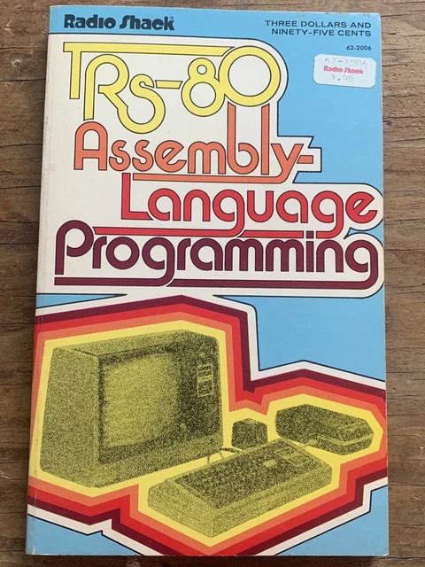 VINTAGE 1980 RADIO Shack TRS-80 Assembly Language Programming Manual ...