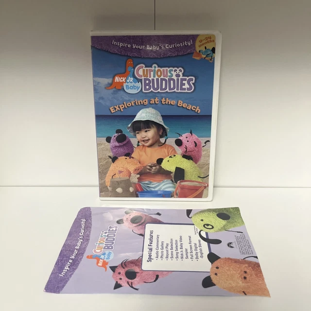 CURIOUS BUDDIES EXPLORING At The Beach DVD+Insert Paper Good Condition ...