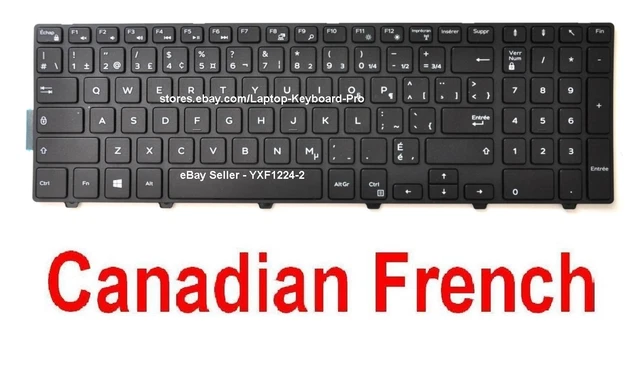 KEYBOARD FOR DELL Inspiron 17 5000 Series 17-5755 17 5755 - CF Canadian ...