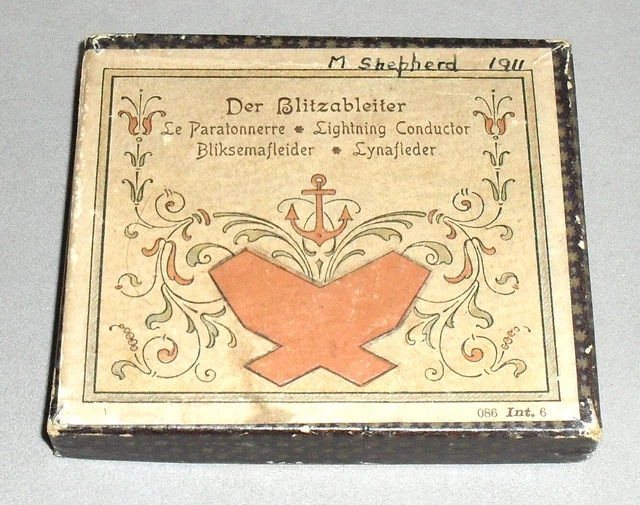 VINTAGE RICHTER ANCHOR Stone Tangram Der Blitzableiter Lightning ...