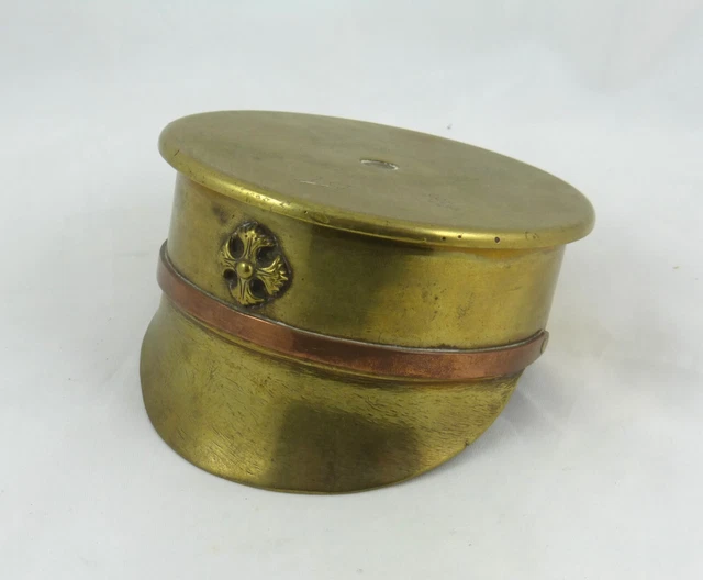 WW1 ERA TRENCH Art British Army Officers Peaked Cap £60.00 - PicClick UK