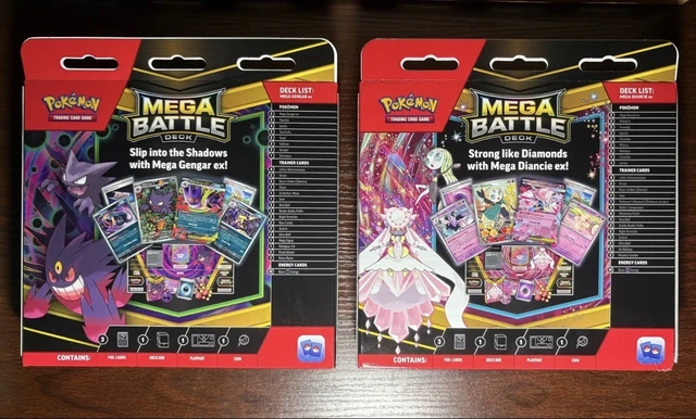 POKÉMON TCG: MEGA Battle Deck - Mega Gengar Ex & Mega Diancie Ex ...