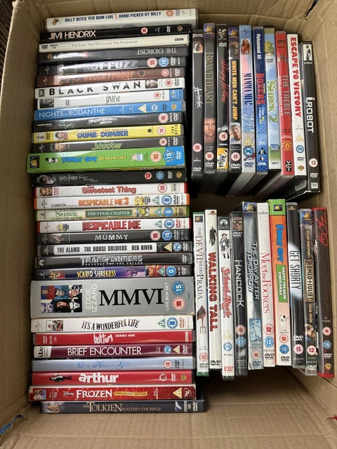 MASSIVE DVD COLLECTION 50 Movies Bundle Job Lot Classic Films Vintage £ ...