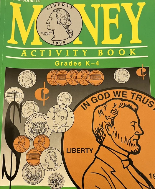 MONEY ACTIVITY BOOK BY LEARNING RESOURCES FOR GRADES K-4 FOR TEACHERS ...
