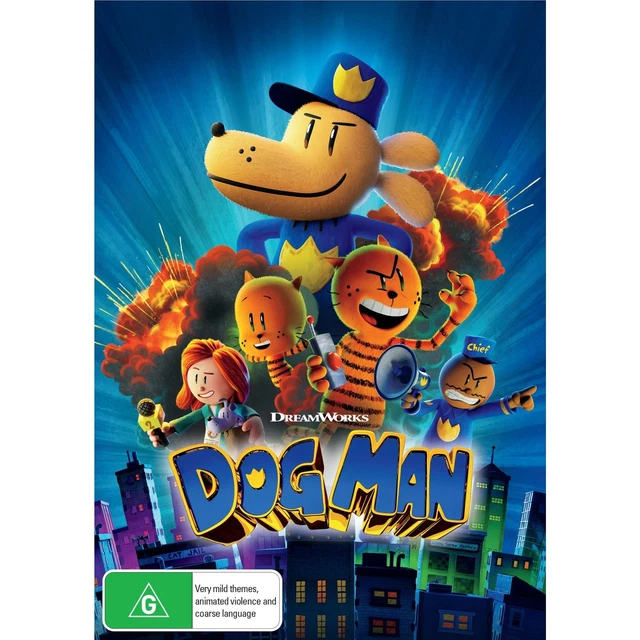 DOG MAN DVD | Kids Animated Movie | Region 4 $30.01 - PicClick AU