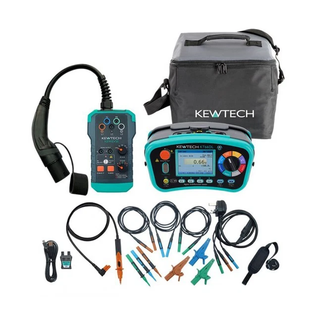 KEWTECH KT66EV KT66DL EV-EVSE KIT Multifunction Tester plus EVCA £1,855 ...