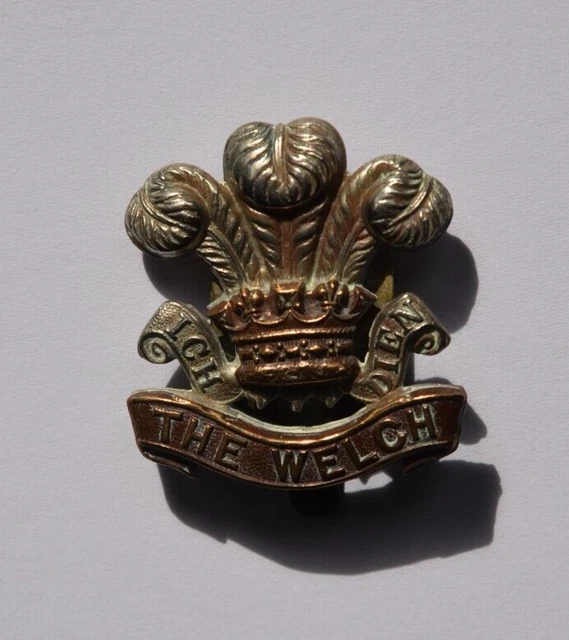 ORIGINAL WW1 CAP Badge The Welsh Regiment £3.99 - PicClick UK