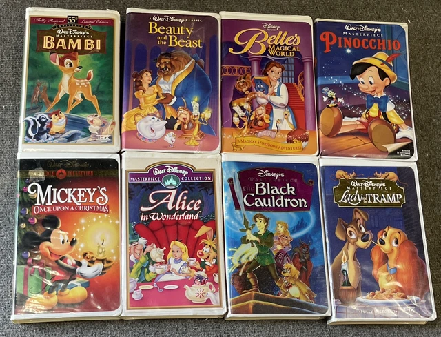 Lot Of 16 Walt Disney Vhs Tapes Movies Masterpiece Collection The 7313