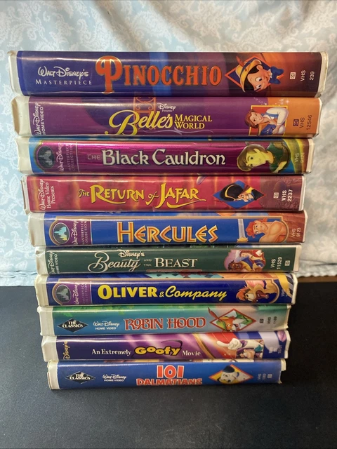 DISNEY CLAMSHELL VHS Assorted Lot Of 10 Kid/Family Movies $41.73 ...