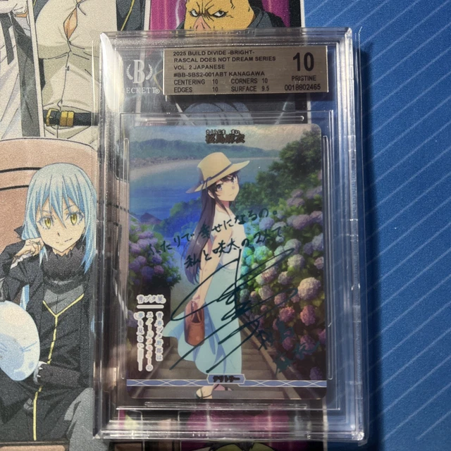 BUILD DIVIDE BUNNY girl senpai vol.2 BB-SBS2-BT Sakurajima Mai BGS 9.5 ...