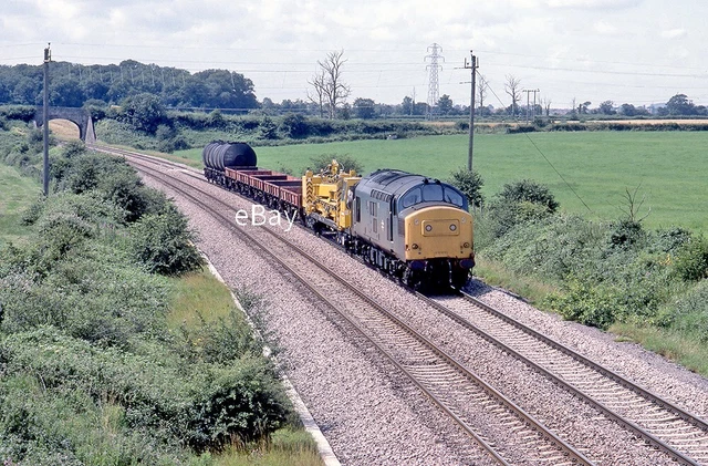 ORIGINAL 35MM COLOUR slide Diesel loco Class 37 no.37154 +rights for ...