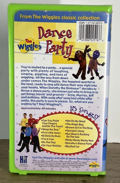WIGGLES, THE: WIGGLES Dance Party (VHS, 2001) EUR 8,25 - PicClick DE