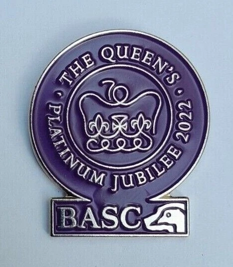 BASC HM QUEEN Elizabeth Ii Platinum Jubilee 2022 Pin Badge £19.95 ...