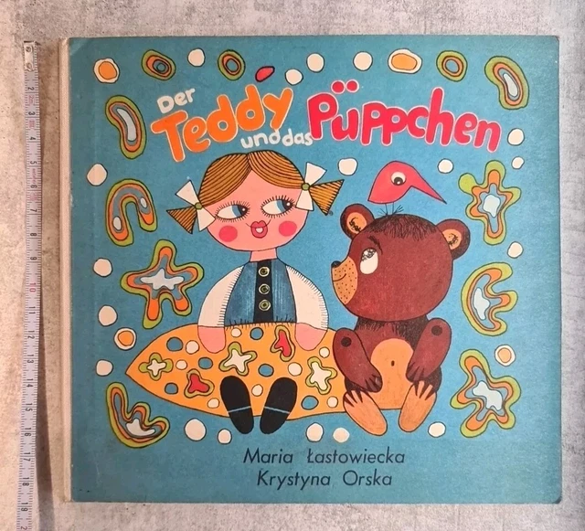 DER TEDDY UND das Püppchen Kinderbuch Bilderbuch Pappbuch DDR Polen EUR ...