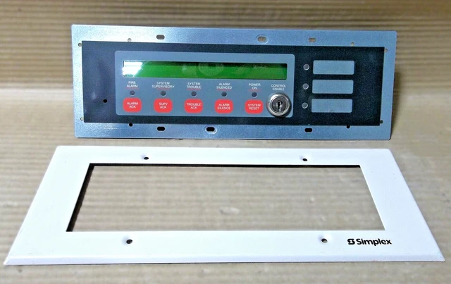 SIMPLEX 4606-9101 Fire Alarm Lcd Annunciator Display And Keypad ...
