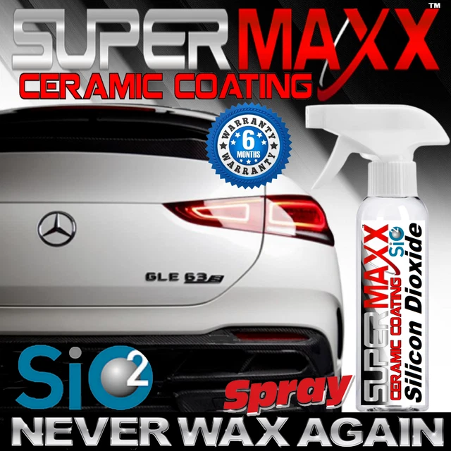 CERAMIC CAR COATING Silicon Dioxide Supermaxx High Gloss Sio2 Quick ...