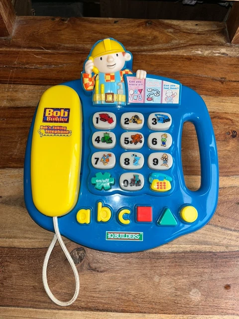 BOB THE BUILDER Interactive Talking/Lights Telephone Memory Game IQ ...