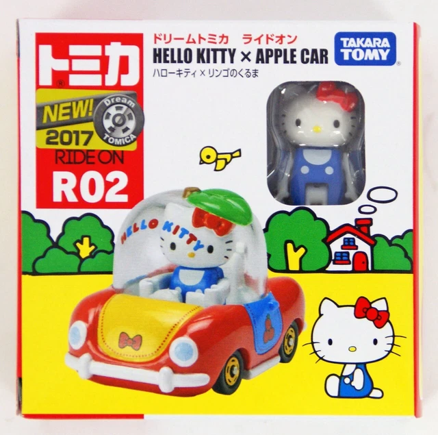TOMICA HELLO KITTY x Apple Auto Takara Tomy Sanrio Fahrt auf R2 EUR 34 ...