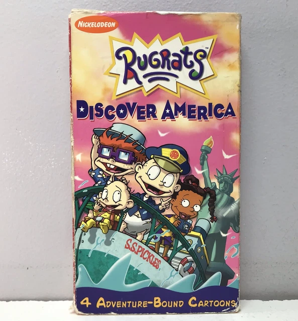 NICK JR RUGRATS Discover America VHS Video Tape VTG Kids Orange ...