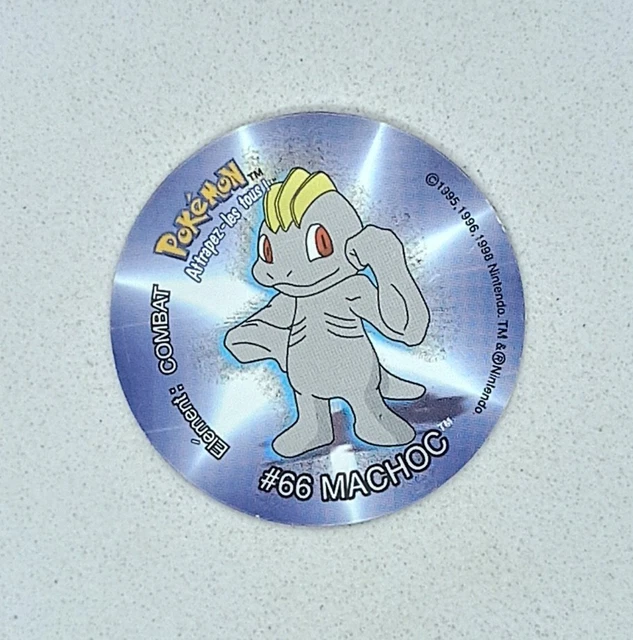 POG POKÉMON 27 Machoc Nintendo Pogs Kini Slammers Caps Cap Cheetos Tazo ...