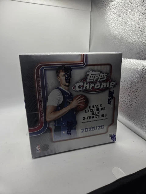 2025-26 TOPPS CHROME Basketball MEGA Box Factory Sealed Brand New $132. ...