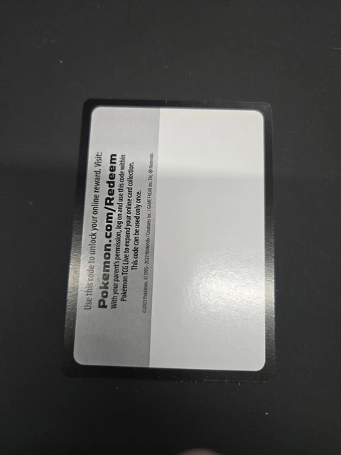 MISPRINT BLANK POKEMON Code Card!!!!! $10.00 - PicClick