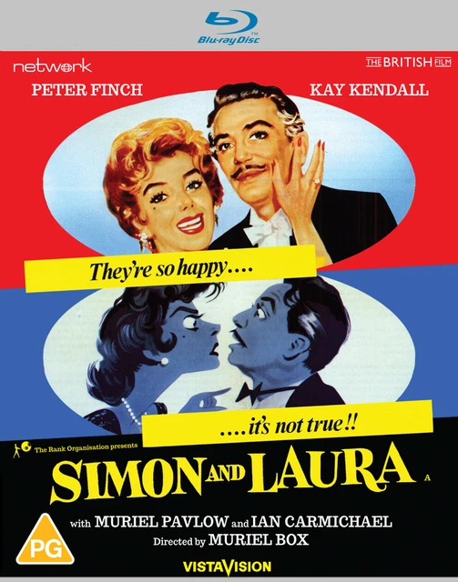 SIMON AND LAURA (Blu-ray) Peter Finch Kay Kendall Muriel Pavlow Maurice ...