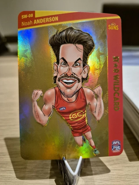 2024 AFL TEAMCOACH Gold Star Wildcard - Noah Anderson - GCS SW-08 (code ...